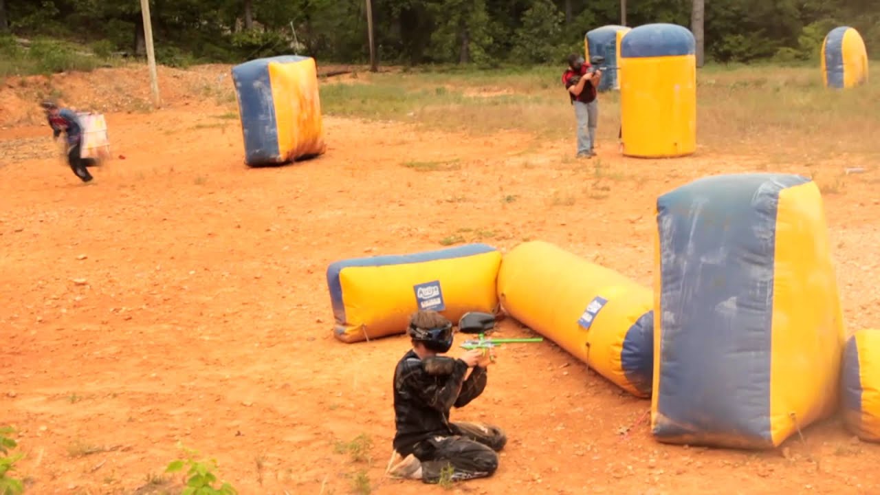 When all else fails in paintball...DANCE!!!! - YouTube