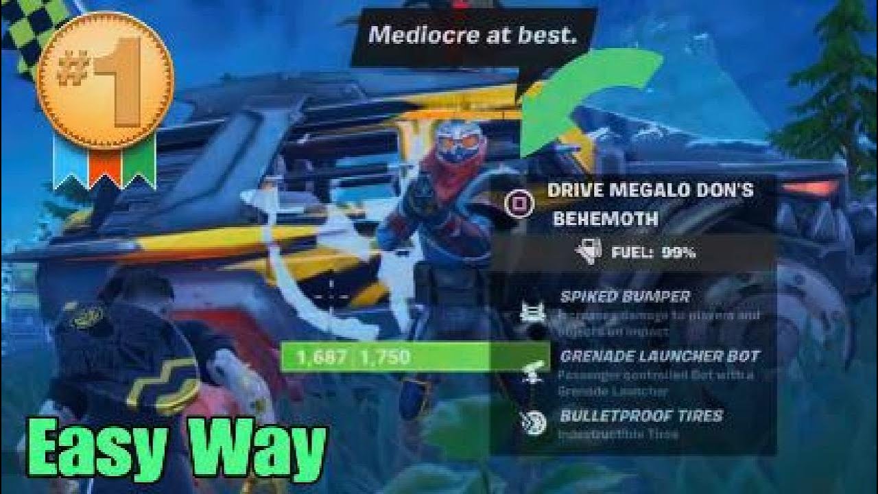 Easily Steal a Boss Medallion or Hijack a Boss Vehicle - Fortnite Enter ...