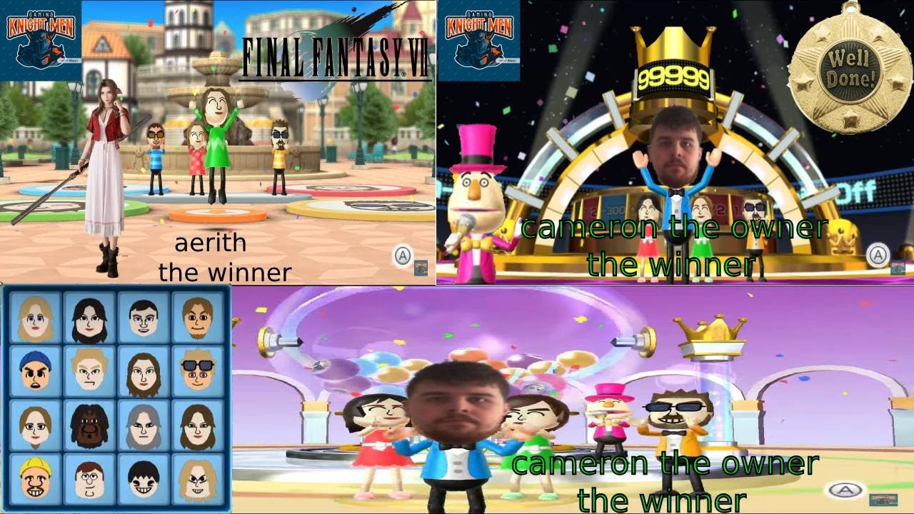 Wii Party game modes (the end of the party games) - YouTube