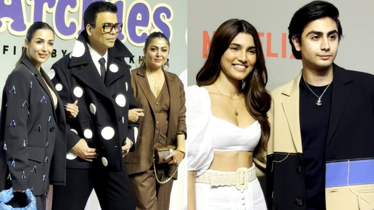 Malaika Arora, Amrita Arora, Karan Johar, Aryan Khan & Alizeh Agnihotri ...