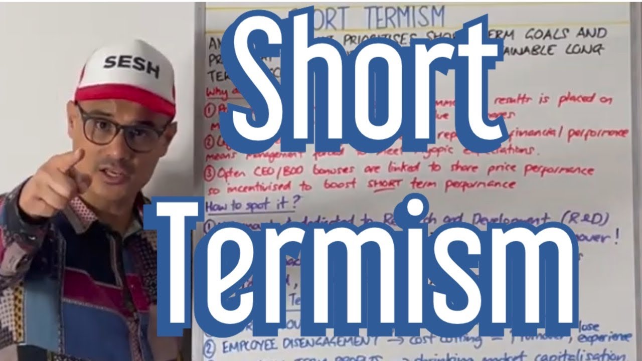 Short Termism - A Level Business - YouTube