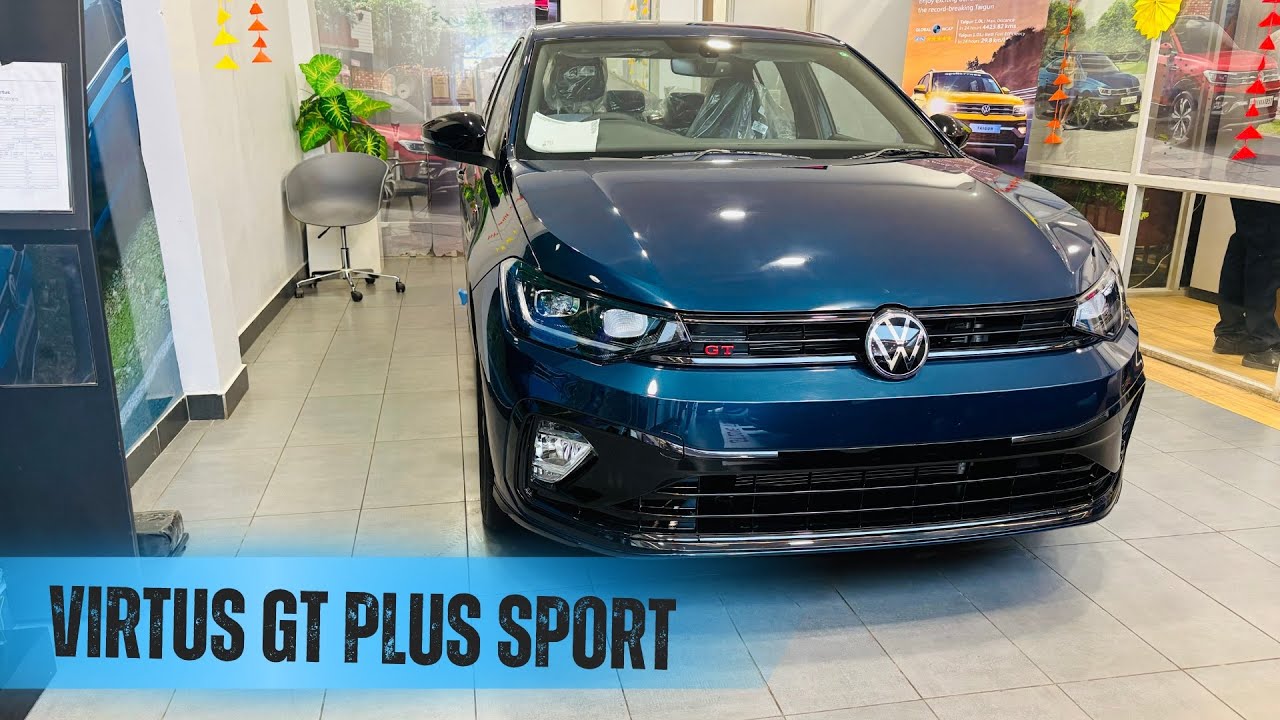 Volkswagen Virtus 1.5L GT Plus Sport detailed review | Lava blue colour ...