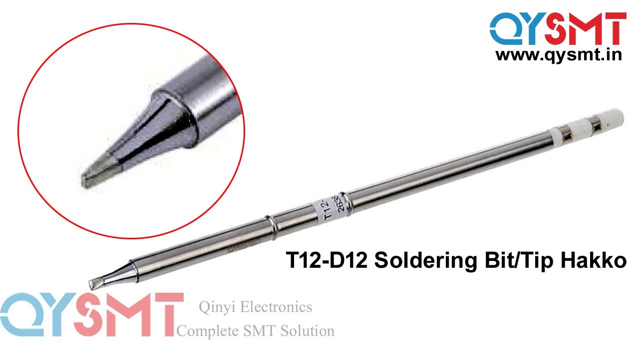 T12 D12 Soldering Iron Bit Tip Hakko - YouTube