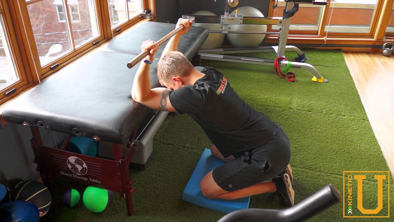 Bench Dowel Extensions - Kinetic U Exercise Series - YouTube