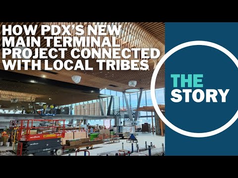 Where did the wood for PDX's new main terminal come from? - YouTube