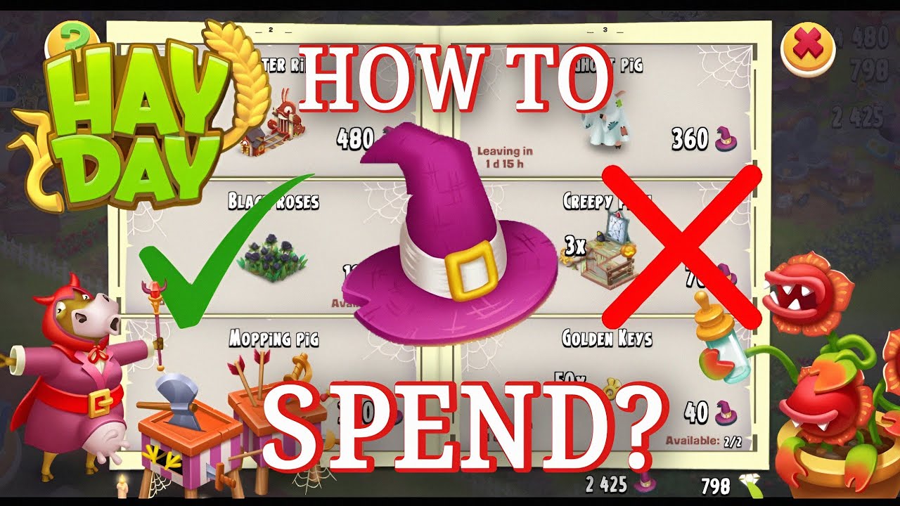 Hay Day Halloween - Hats & Decorations (Guide) - YouTube