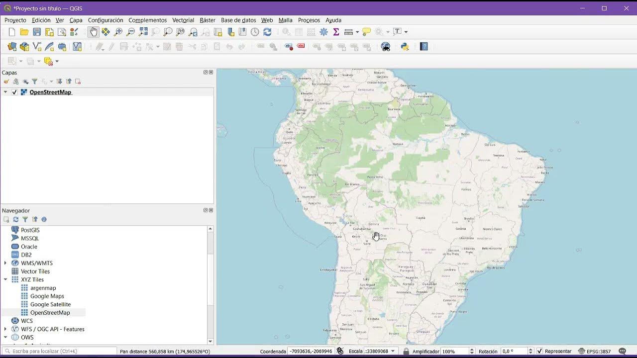 Cómo añadir mapas base en QGIS utilizando XYZ Tiles - YouTube