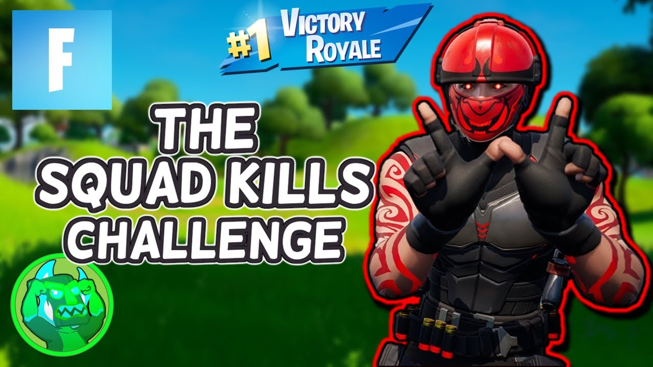 SQUAD KILLS CHALLENGE!! - Fortnite Zero Build Squads - YouTube