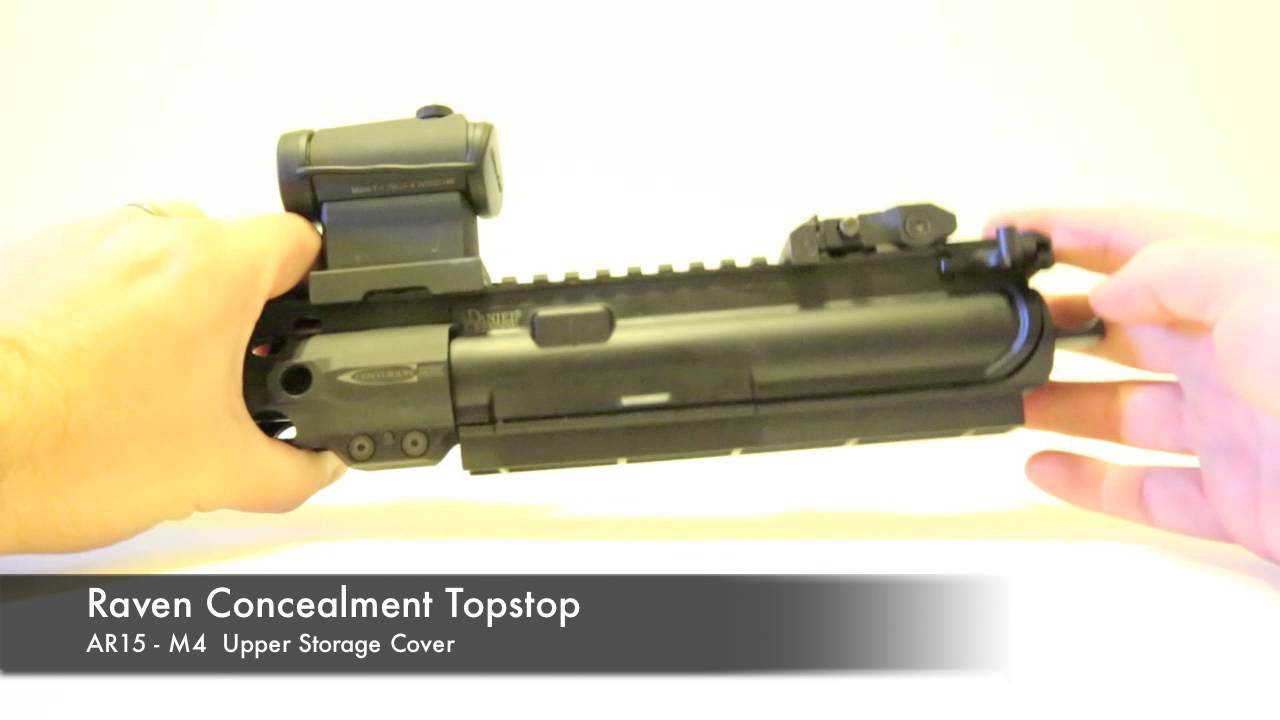 Raven Concealment Systems TopStop AR15 / M4 Upper Receiver Cover - YouTube
