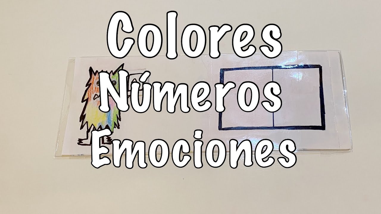 Aprendemos los COLORES, los NÚMEROS Y las EMOCIONES con el Monstruo los ...