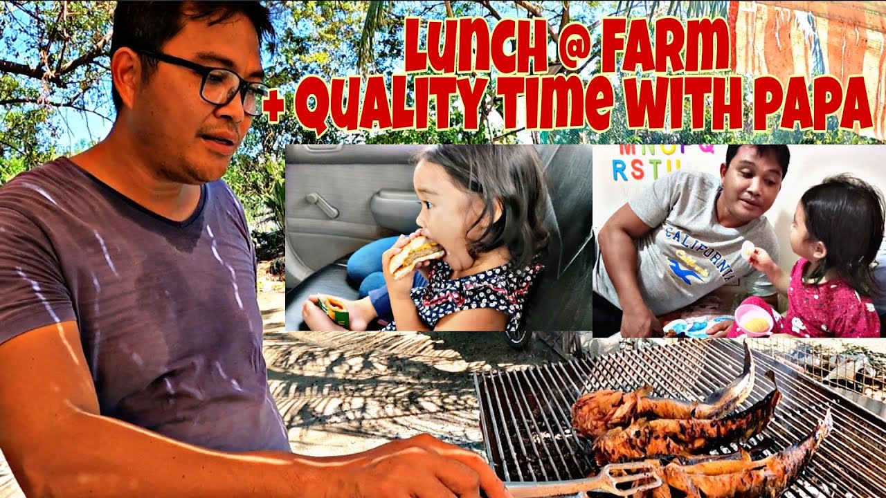 Lunch with the gang + Play time with Papa - YouTube