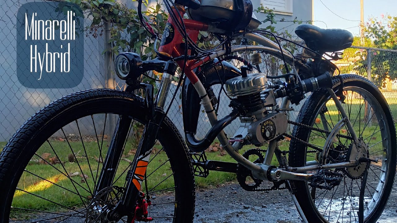 Minarelli Hybrid Motorized Bikes - YouTube