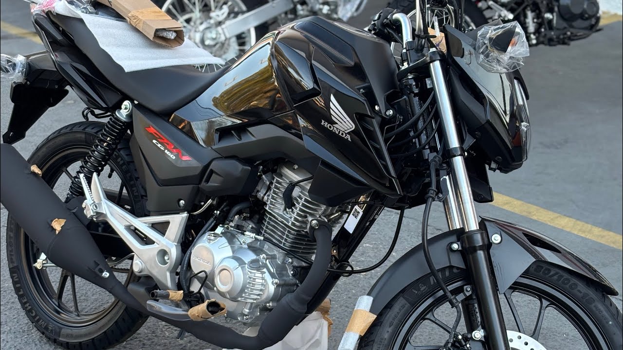 NOVA HONDA CG 160 FAN 2025 PRETO METÁLICO EM DETALHES + PREÇO NA ...