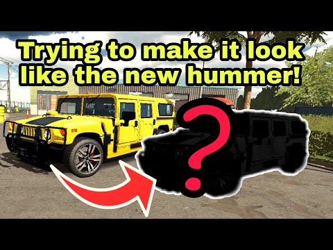 I tried to make it look like the new Hummer! | Car Parking Multiplayer ...