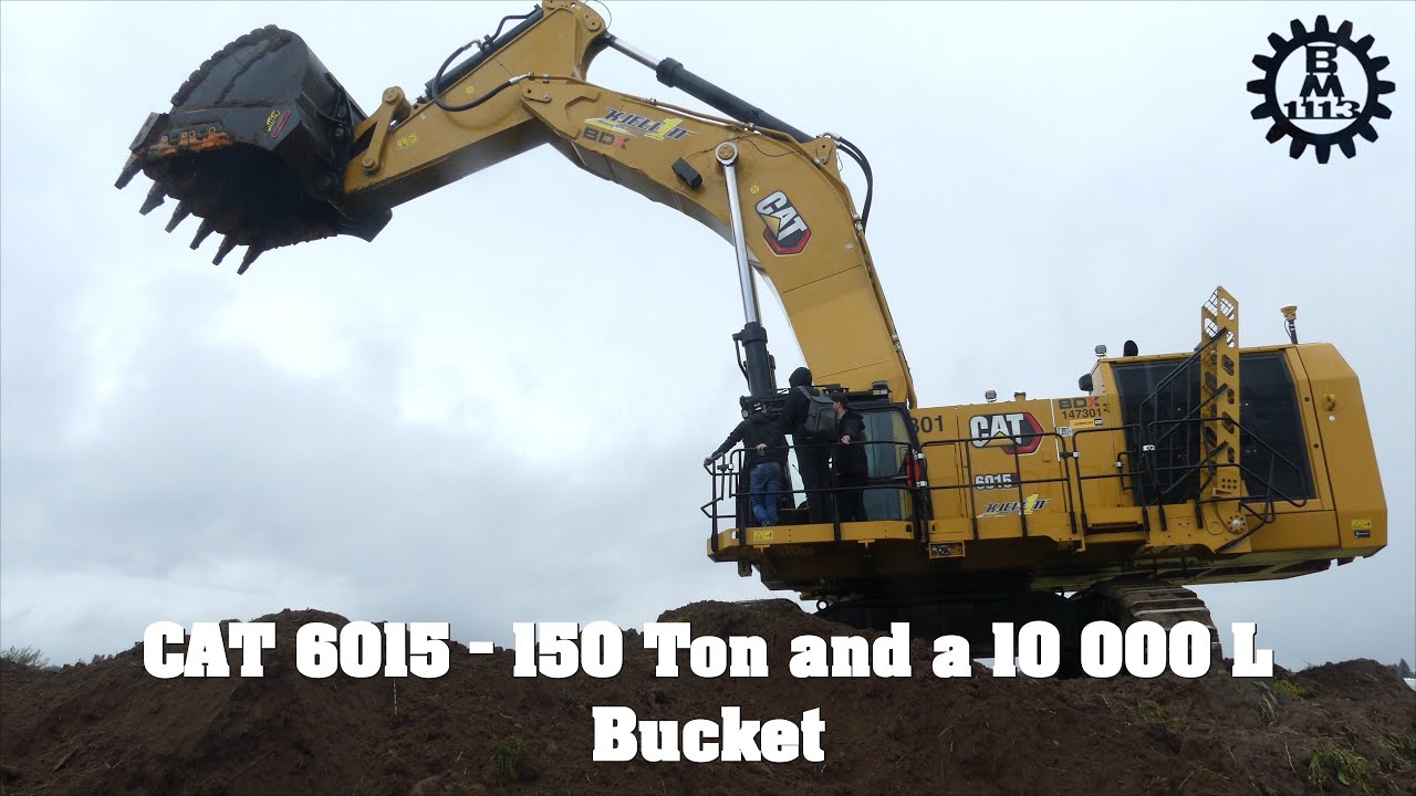CAT 6015 - 150 ton Excavator at Load up North 2023 - YouTube