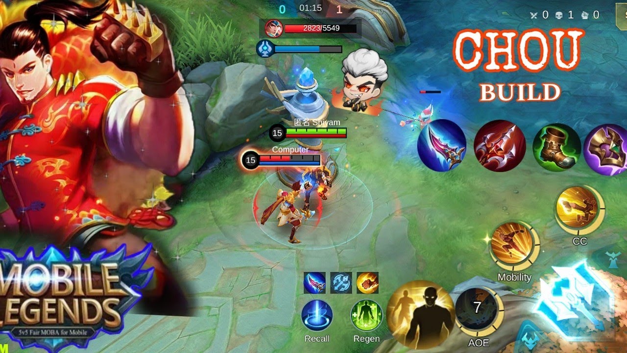 2025 Chou Best 1 Hit Build!! (100% BROKEN) - MLBB #chou #mobilelegends ...