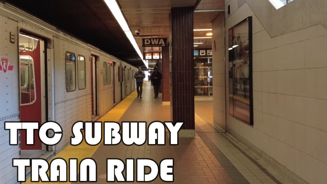 TTC Subway Train Ride Depart at Kipling Station Arriving at Islington ...