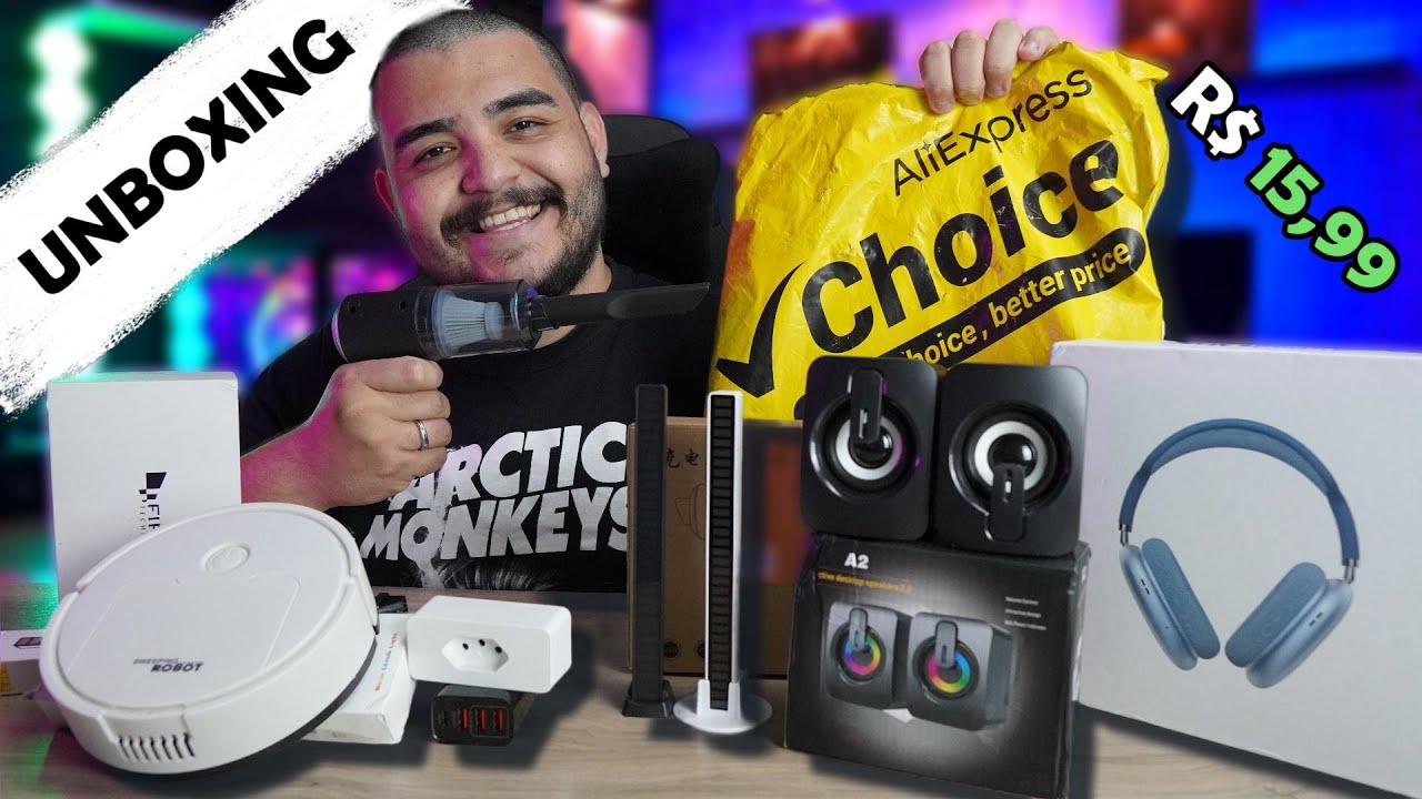 UNBOXING melhores produtos Aliexpress CHOICES - YouTube