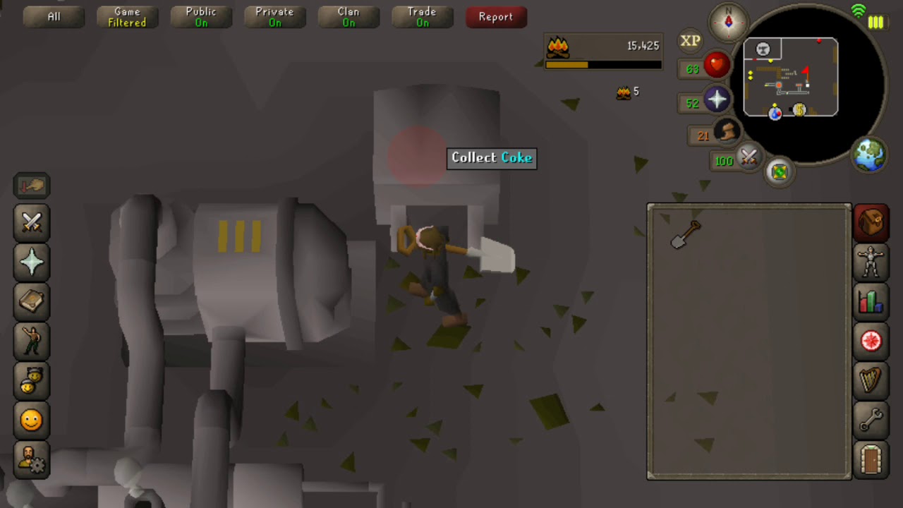 A 10 HP Obby Mauler coking at Blast Furnace Guide for fire making ...