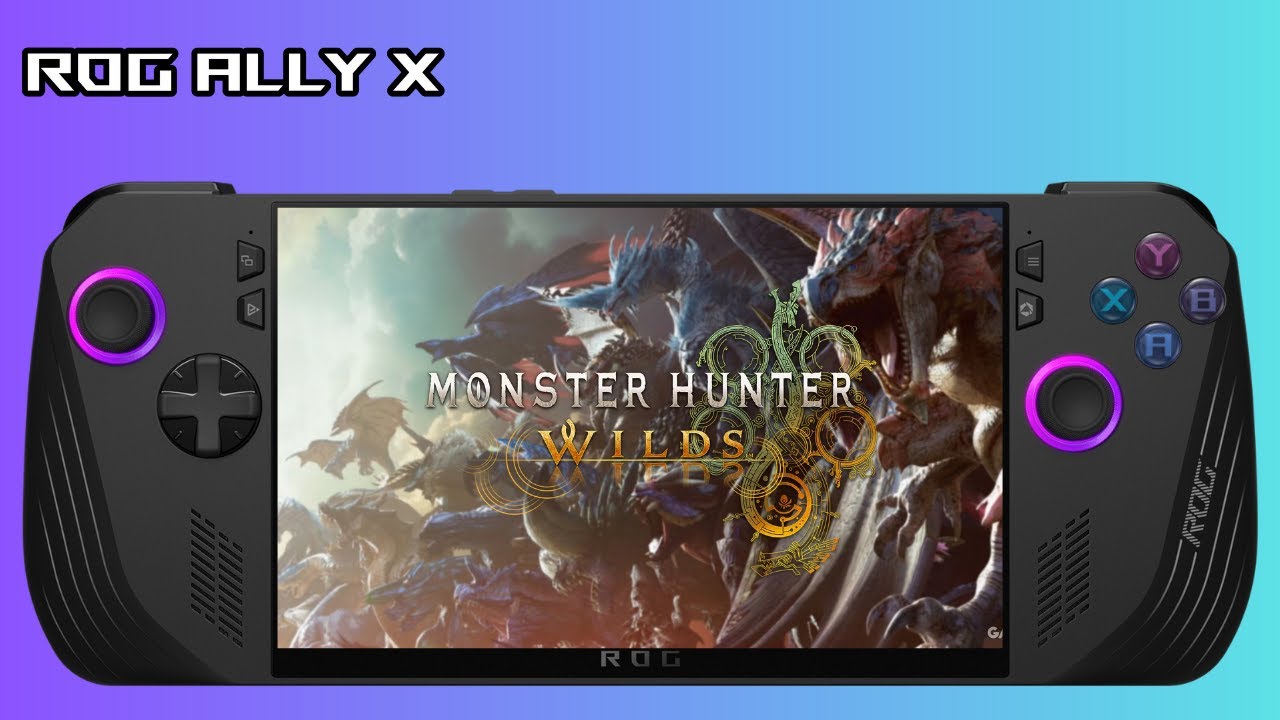 Asus Rog Ally X : Monster Hunter Wilds Beta test Gameplay l FSR 3 l ...