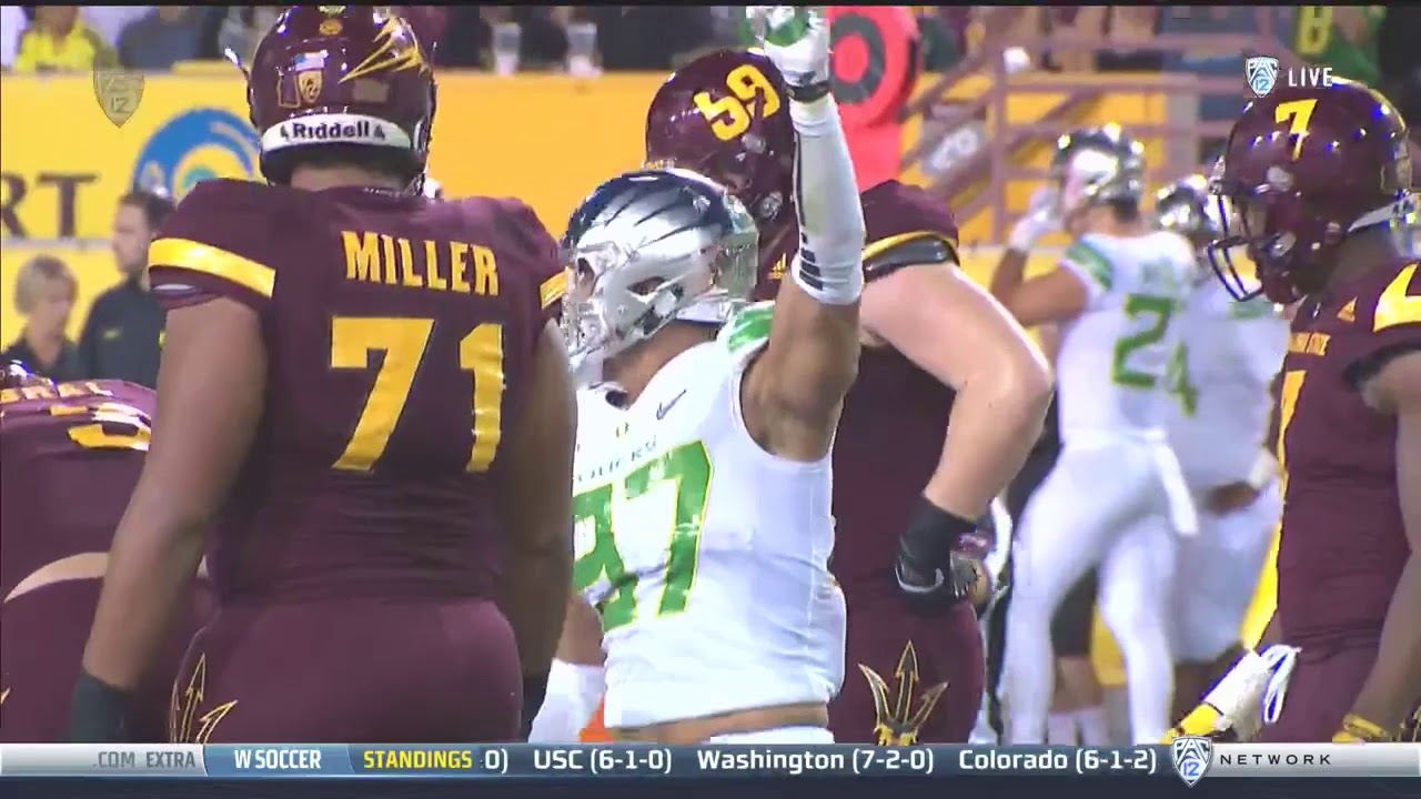 Oregon @ Arizona State 2017 Ducks HD Highlights - YouTube
