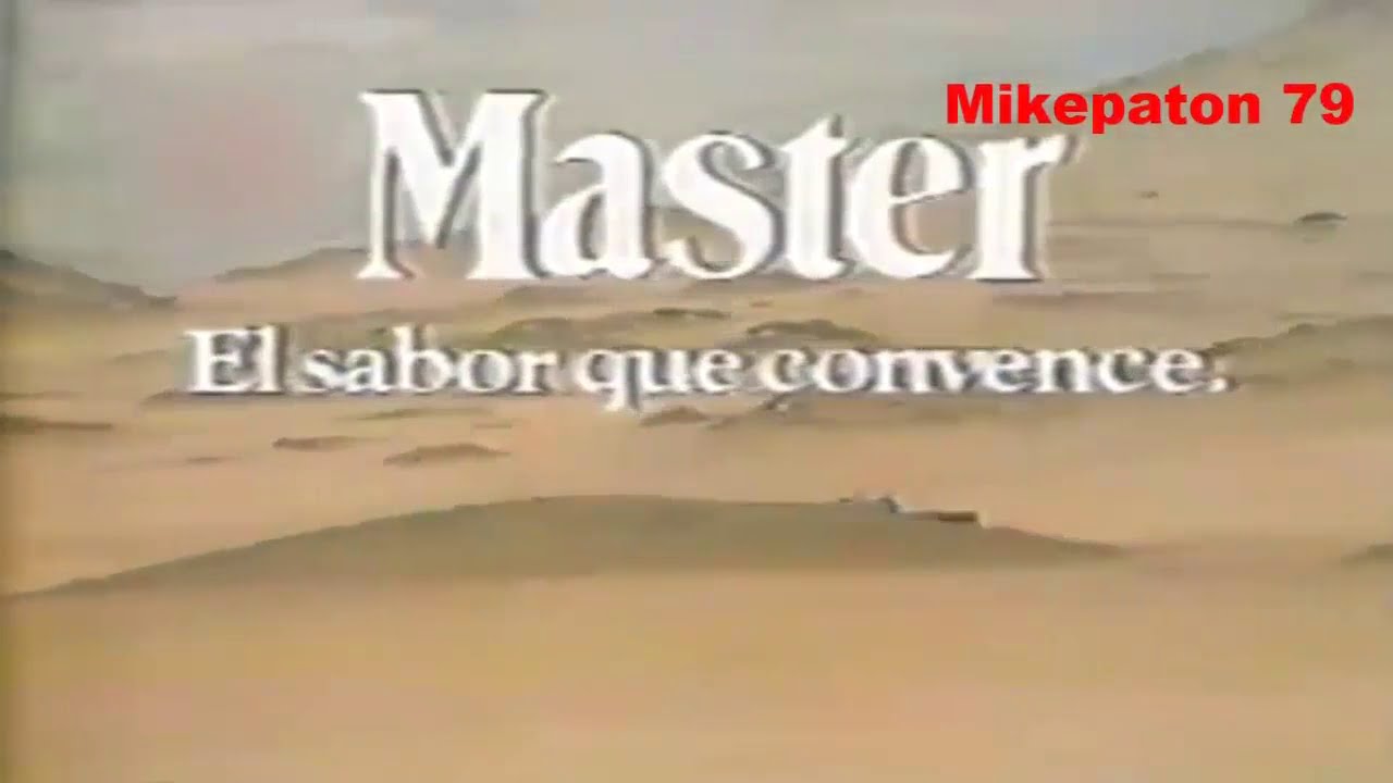 Cigarrillos Máster Perú 1984 - YouTube