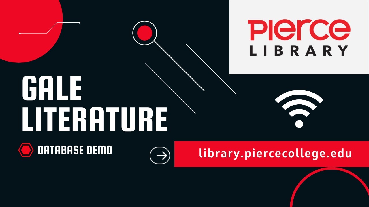 Gale Literature: Database Tutorial - YouTube