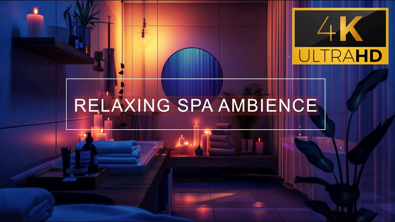 4K Spa Ambience | Soothing Ambient Massage Music | Deep Relaxation ...