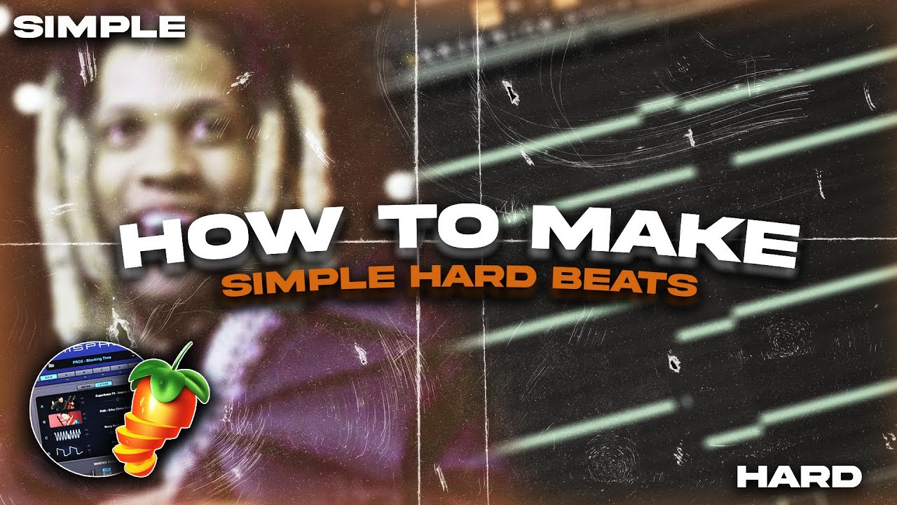 How To Make SIMPLE HARD BEATS | FL Studio Tutorial 2023 - YouTube