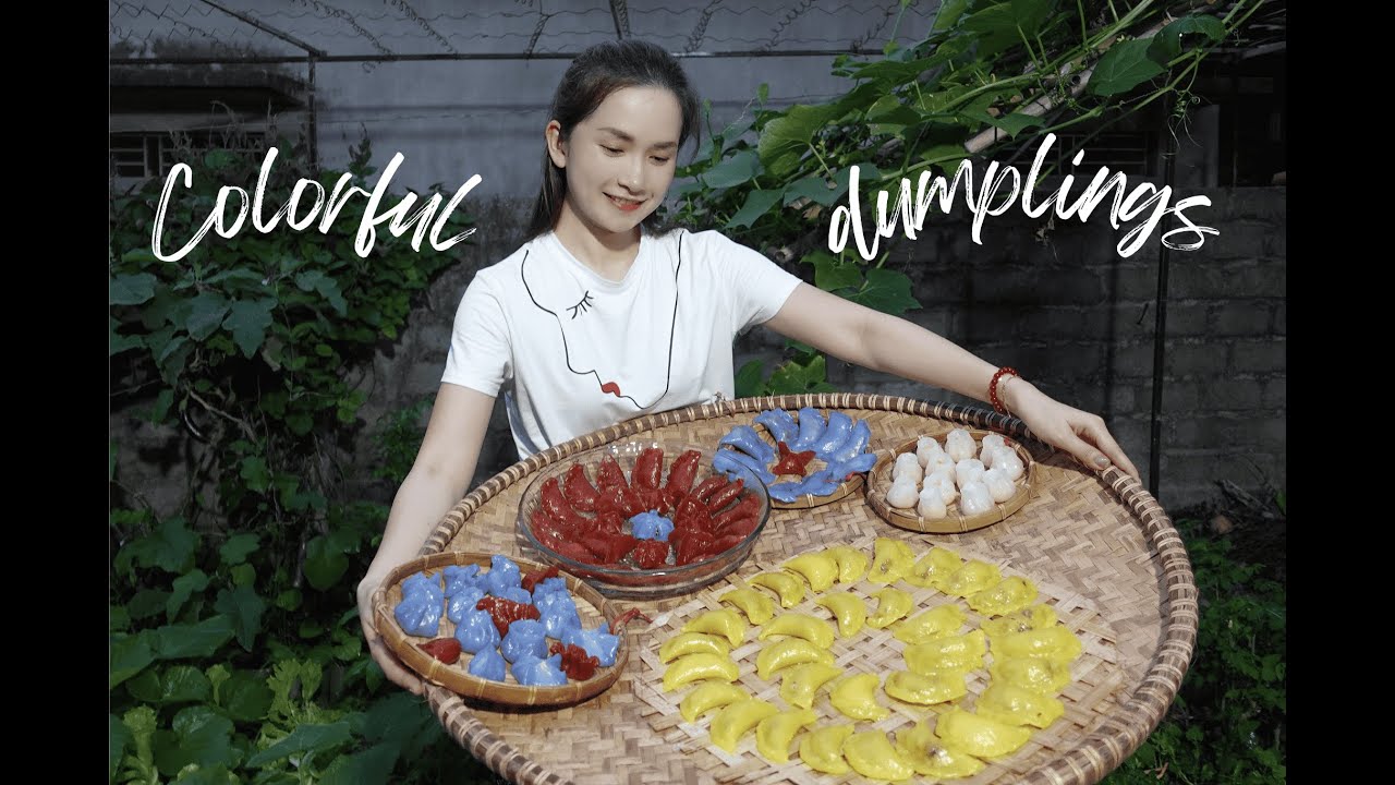 Embrace Nature: Colorful Dim Sum from Grass and Flower Leaves | Nature ...