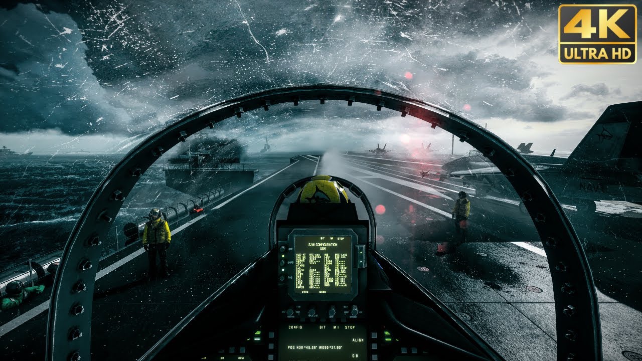 Battlefield 3 - Fighter Jet Mission (No HUD) 4K 60FPS - YouTube
