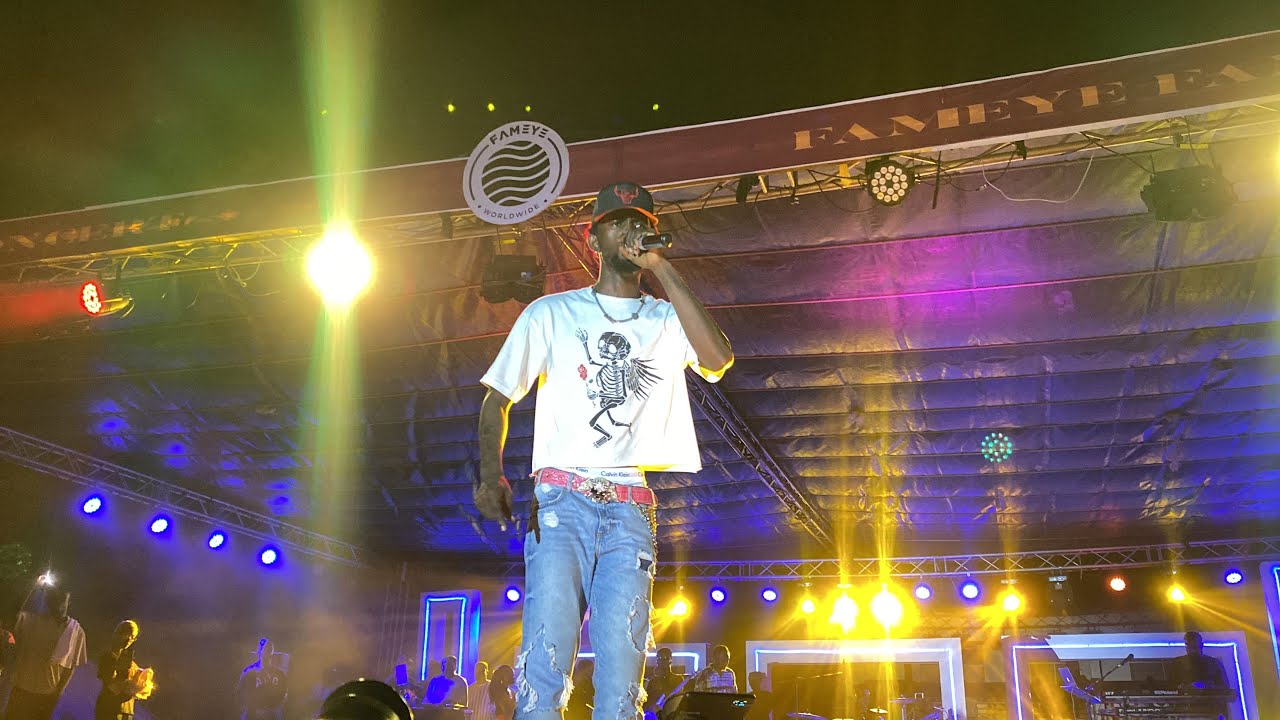 Black Sherif Energetic Performance at Fameye Family Concert 2022 will ...