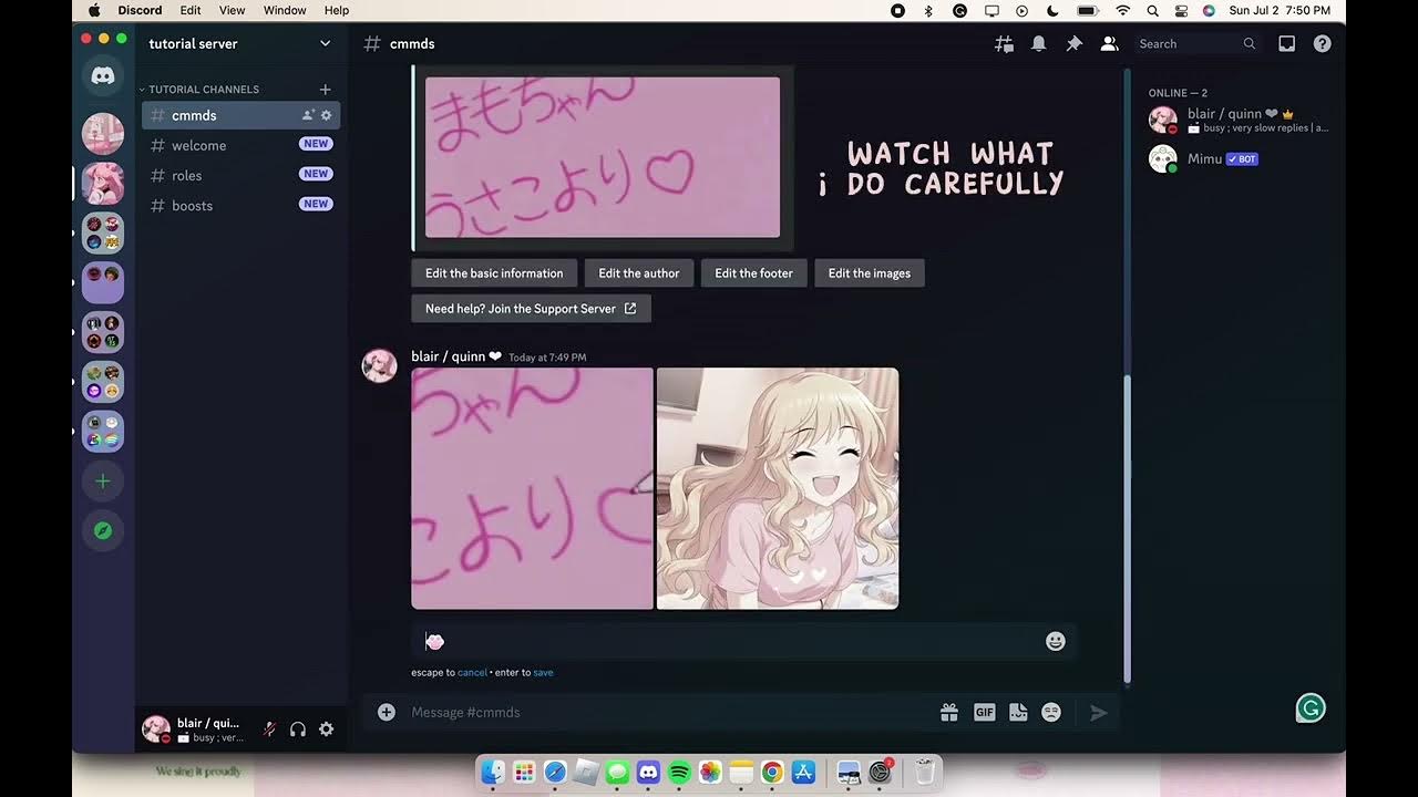 Mimu greet message | easy to follow tutorial 🍡 - YouTube