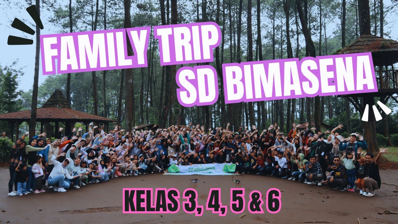 SD Bimasena family trip cikole lembang bersama ufairah tour - YouTube
