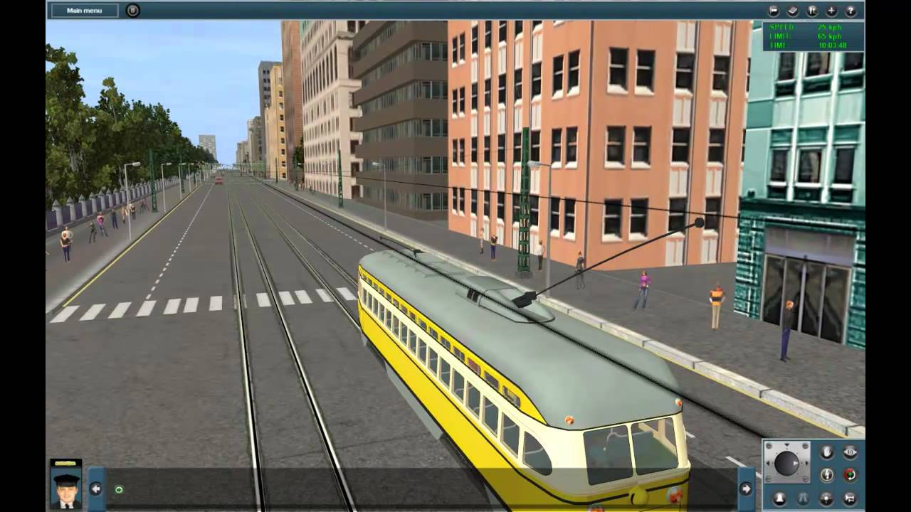 Trainz Simulator 2012 Tram in City - YouTube