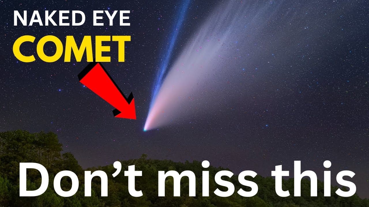 How to see Comet Tsuchinshan ATLAS? Naked Eye Comet A3 ATLAS from INDIA! Comet ATLAS in October ...