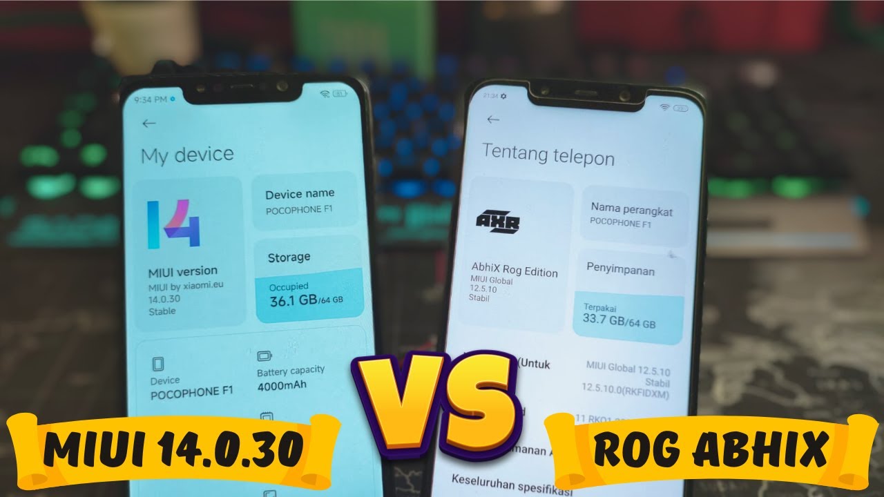 COMPARE! MIUI 14.0.30 VS MIUI ROG ABHIX EDITION - KALIAN TIM APA?? - YouTube