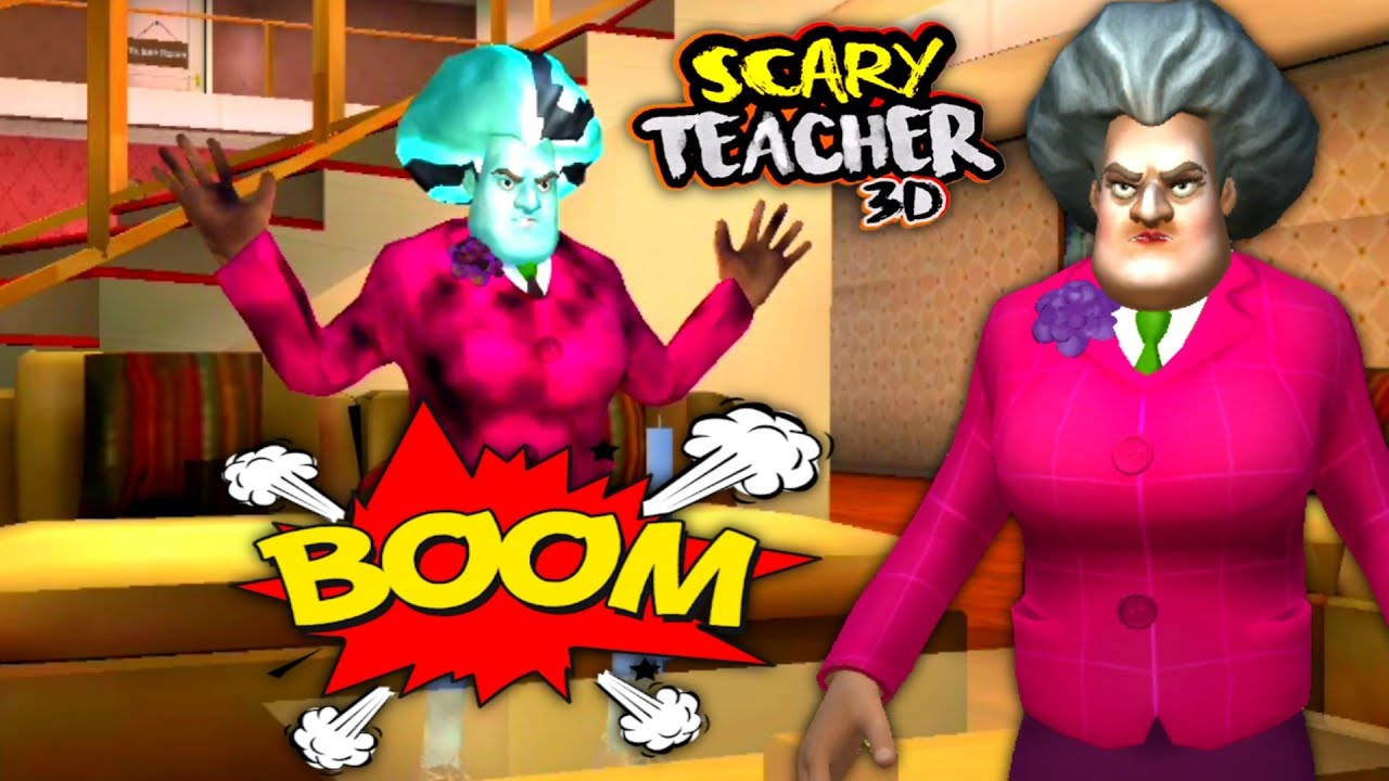 Scary Teacher 3D - Explosive PRANKS 😃 New LEVELS - YouTube
