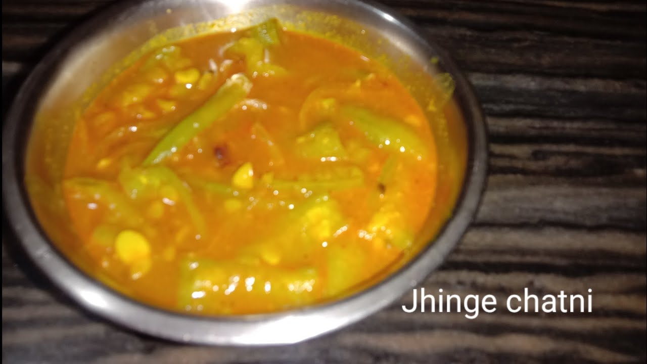 Jhinge chatni || Recipe by Anjana - YouTube