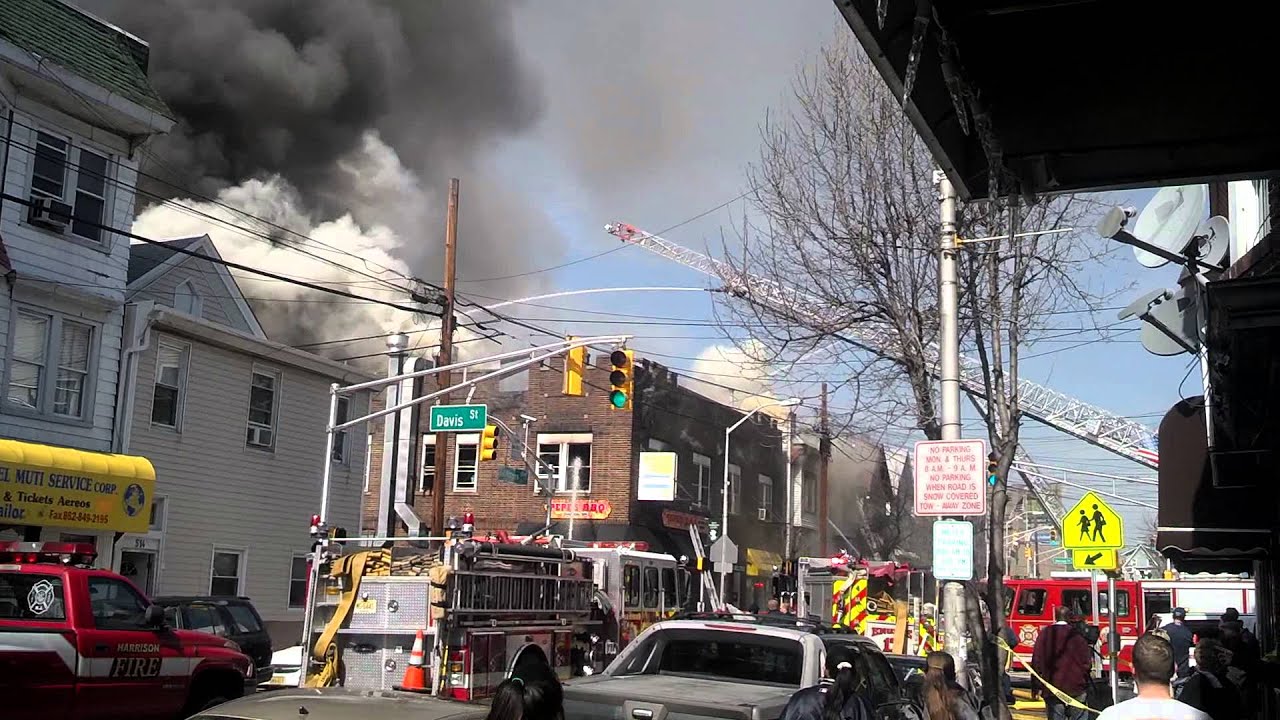 Harrison NJ fire Davis and FER 03/10/2013 shot - YouTube