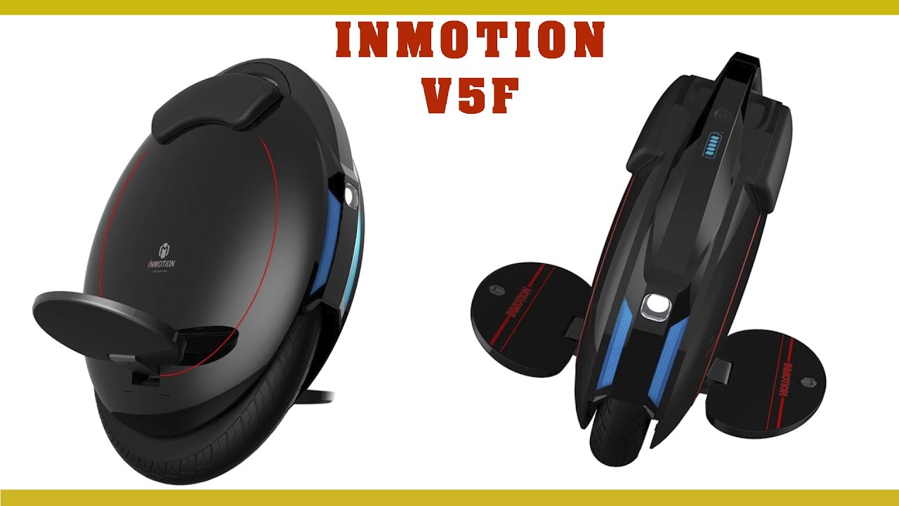 INMOTION V5F UPDATED MONO-WHEEL, МОНОКОЛЕСО INMOTION V5F - YouTube