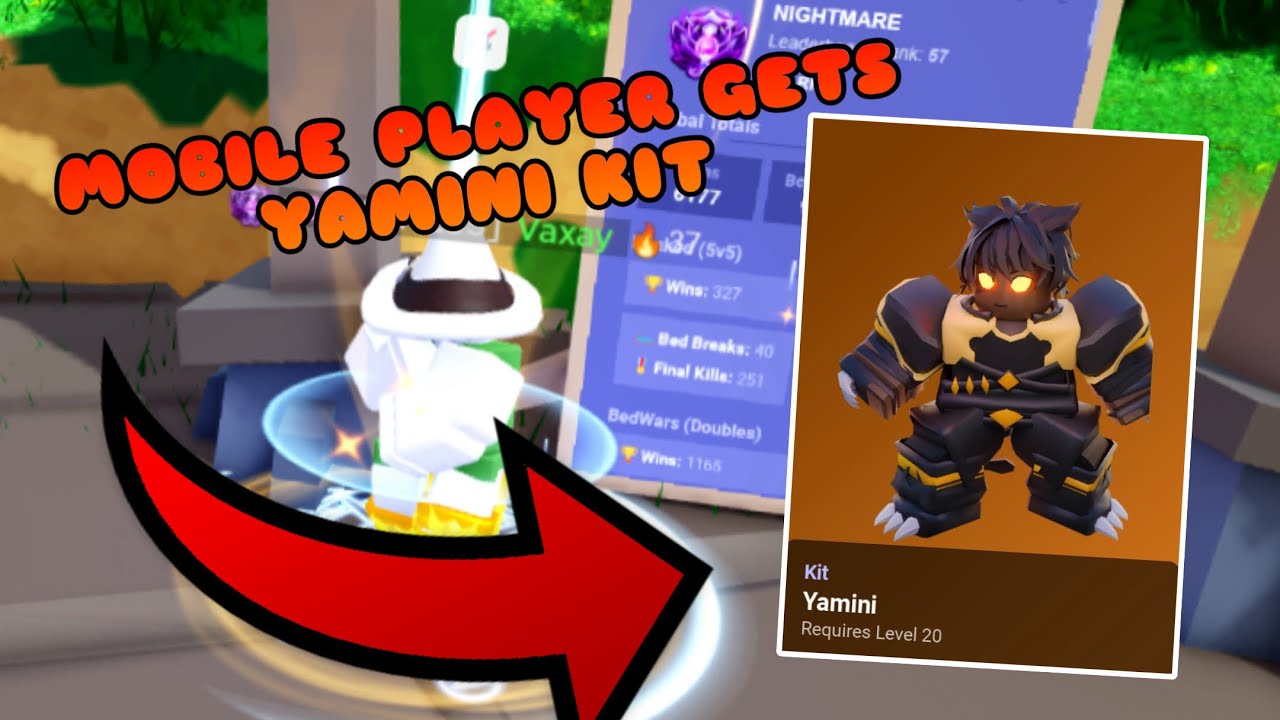 Mobile player tries to get Yamini kit for free I FINALE I Roblox ...