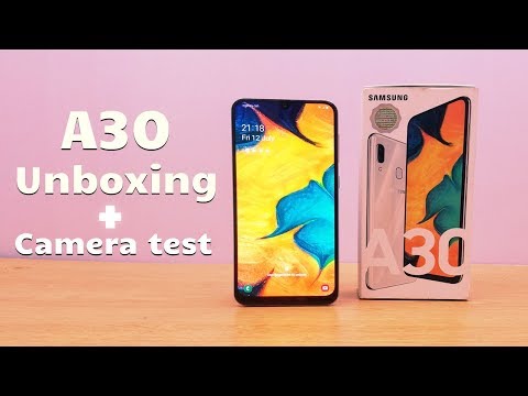 Samsung Galaxy A30 Unboxing + Camera Test!