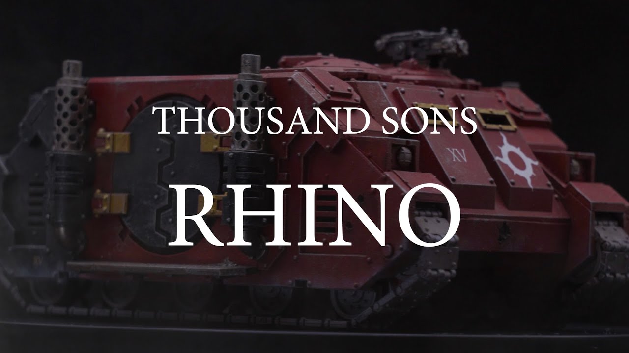 Thousand Sons Rhino showcase - WARHAMMER HORUS HERESY - YouTube