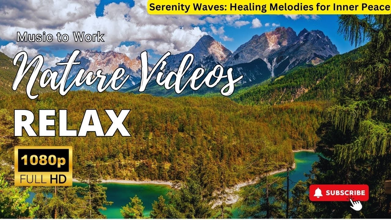 3 Hours Fantastic Views of Nature Forest Videos with Relaxation Piano ...