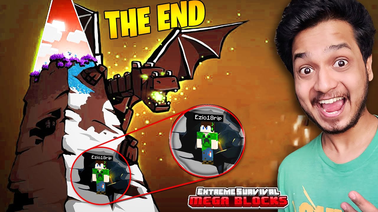 IMPOSSIBLE END OF MEGA BLOCK - Minecraft Mega Block Survival Series ...