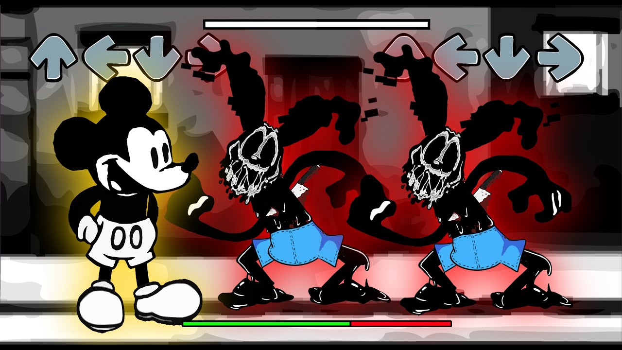 Fnf Happy Mickey Mouse Vs Oswald But New Characters Fnf Mod Hard