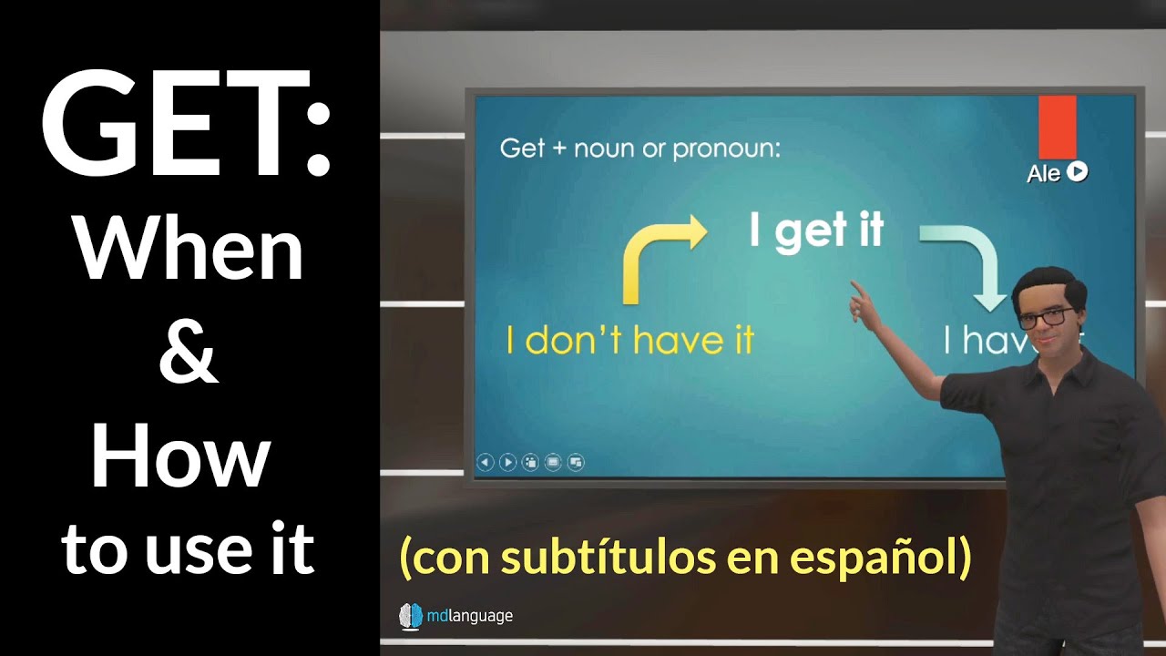 Get: When and How to Use It (English class in Virtual Reality) - YouTube
