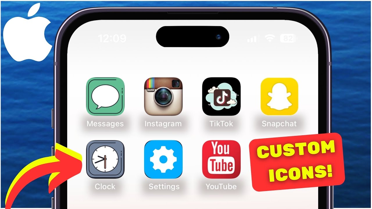 How To Change App Icons On iPhones! (2024) - YouTube