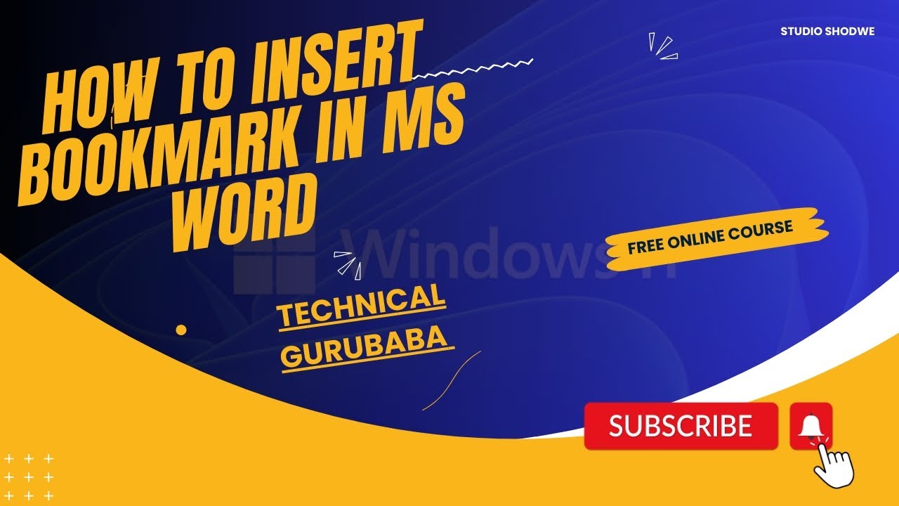 How To Insert Bookmark In msword excel powerpoint youtubechannel how-to-insert-bookmark-in-msword-excel-powerpoint-youtubechannel